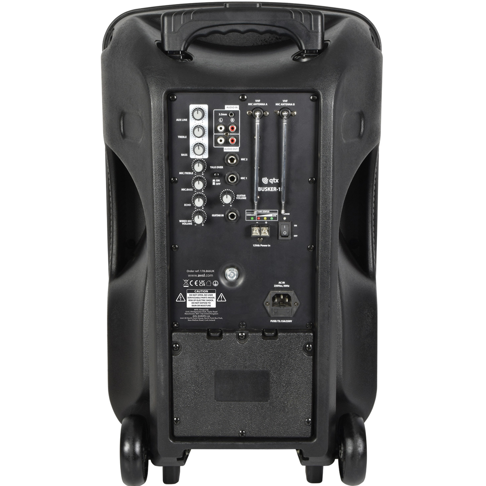 QTX Busker Portable PA System - The Disc DJ Store